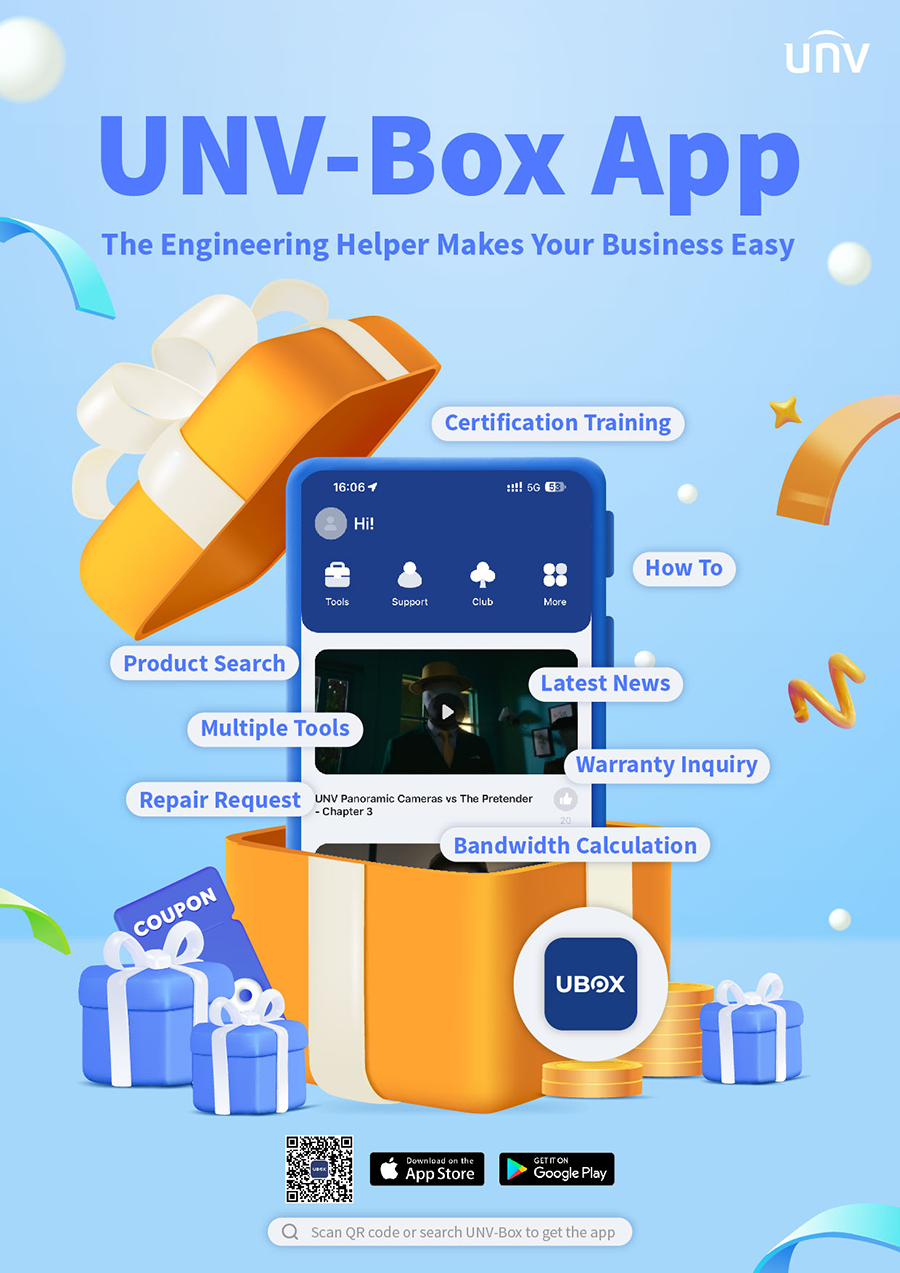 UNV-Box APP, The Engineering Helper Makes Your Business Easy!